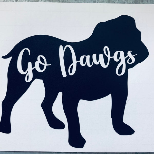 Georgia Vinyl Decal - Etsy