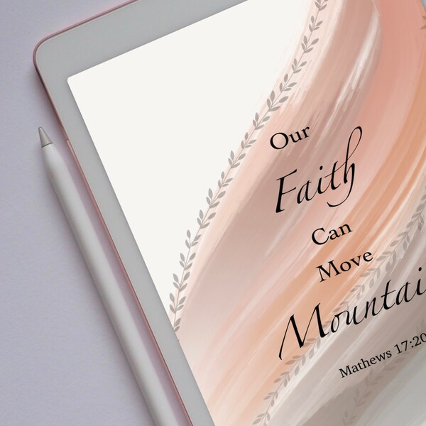 Boho Christian Wallpaper - Etsy