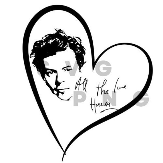 Harry Styles Transparent Signature