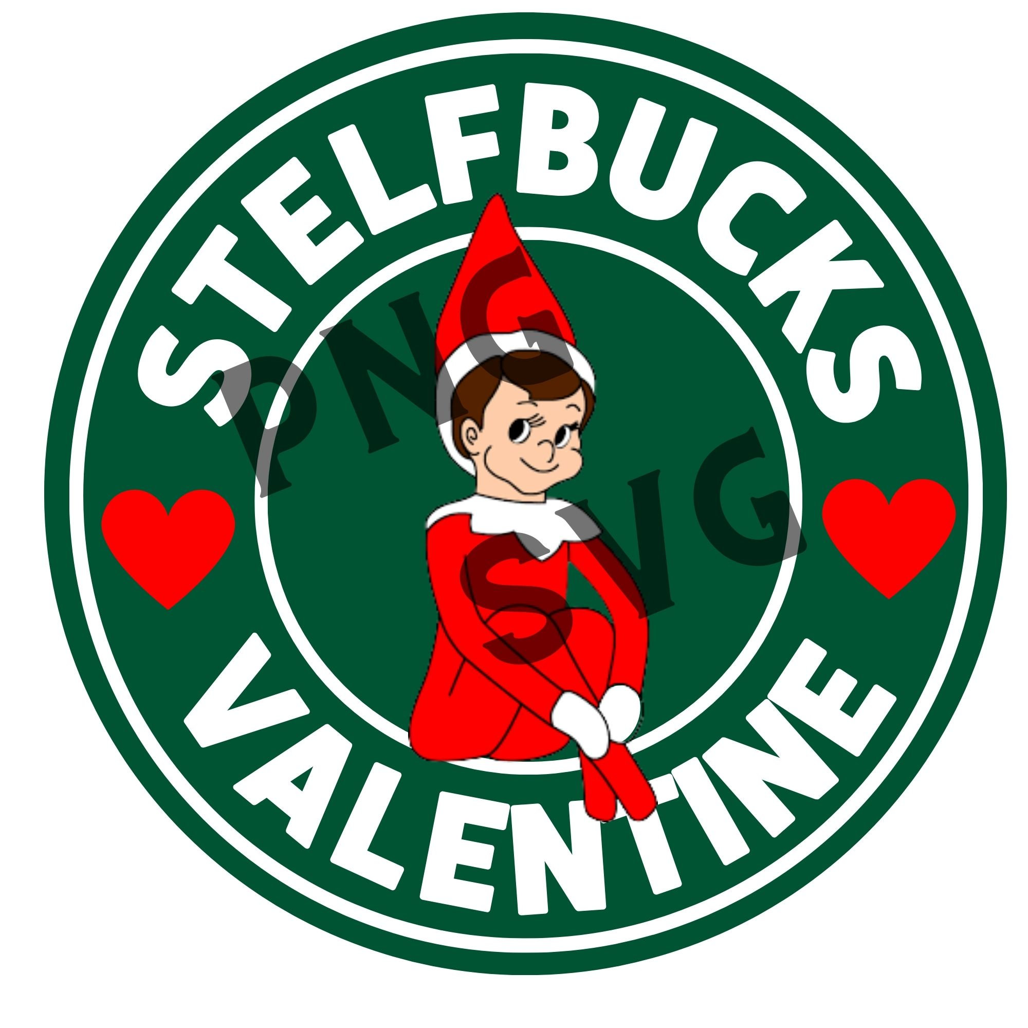 Starbucks Elf Logo for Print PNG and SVG Starbucks Cricut Heat Transfer ...