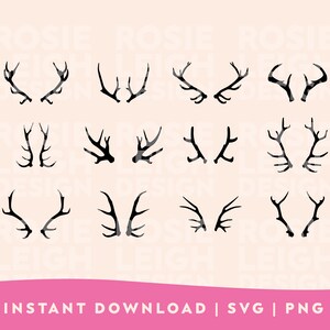 Christmas Antlers SVG Christmas SVG Antler Svg Reindeer Svg Festive Svg ...