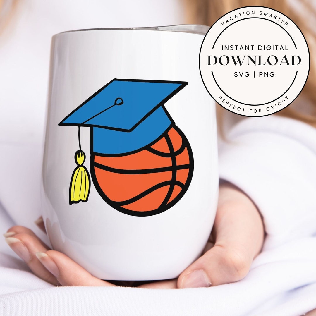 Basketball Graduation Cap SVG | Athlete Shirt Design (digital Download ...