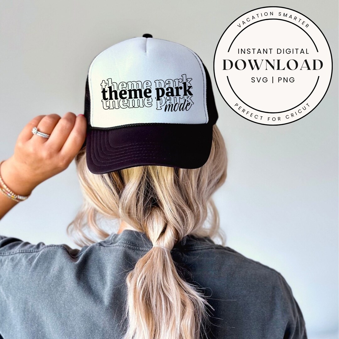 Theme Park Mode SVG and PNG Files, Girls Trip Theme Park Design, Theme ...