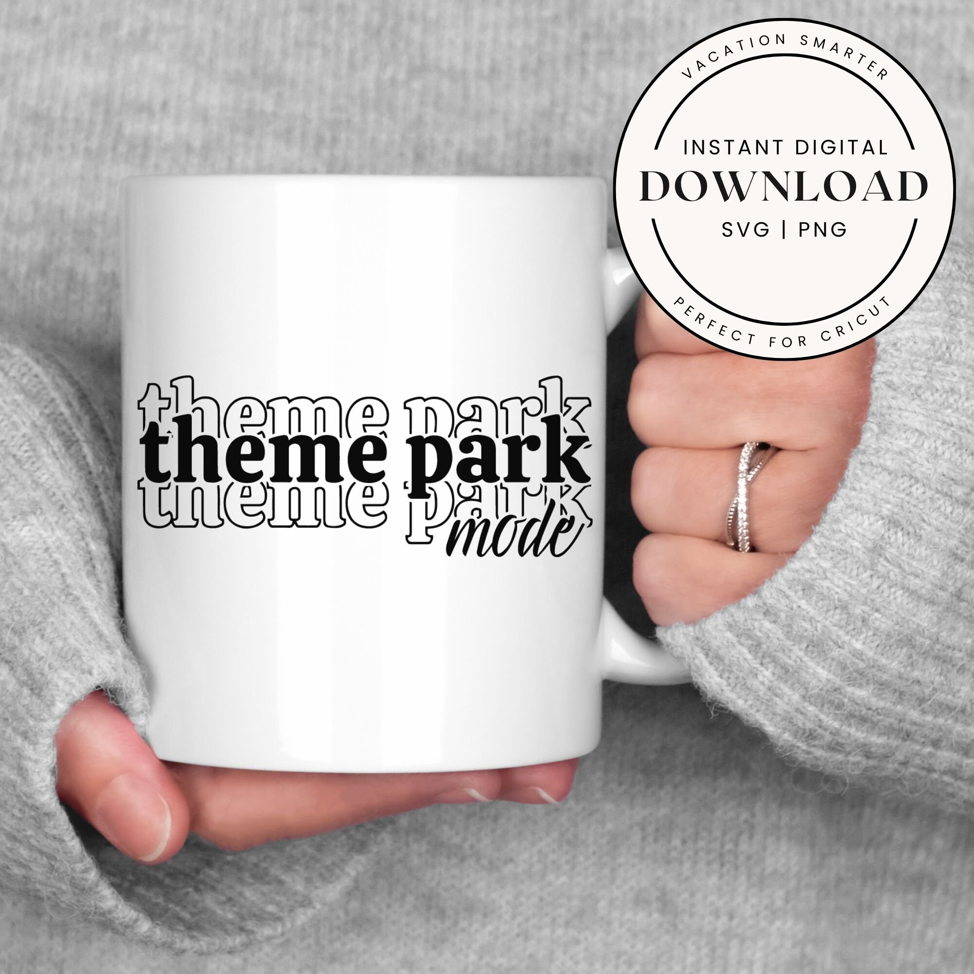 Theme Park Mode SVG and PNG Files, Girls Trip Theme Park Design, Theme ...