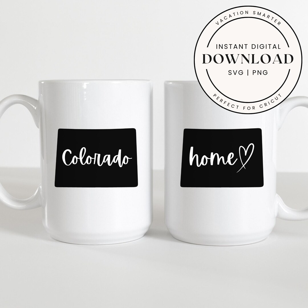 Colorado State SVG PNG | Colorado Silhouette Cut File | Cricut ...