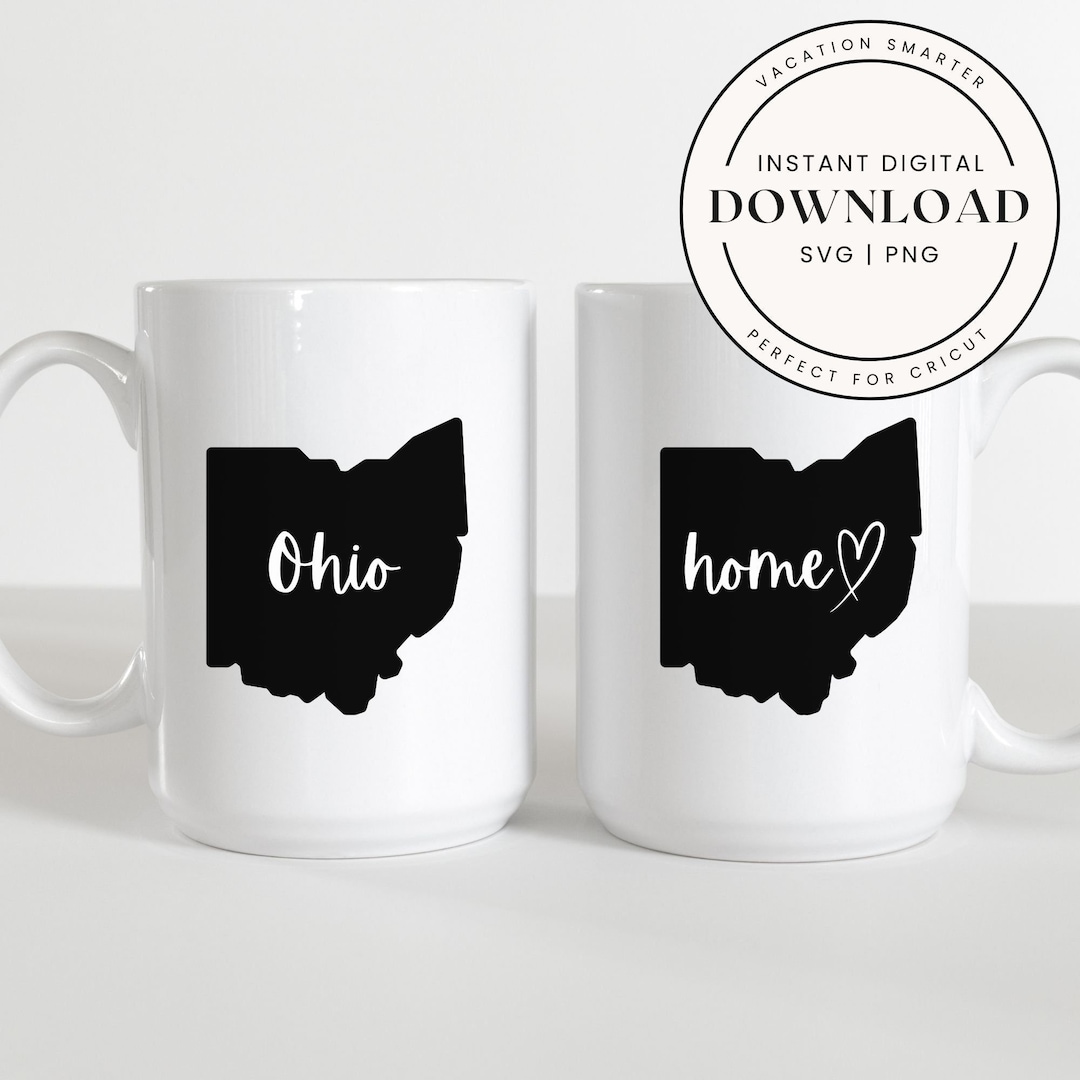 Ohio State Home SVG and PNG, Ohio Going Away Gift, Ohio Home Present ...