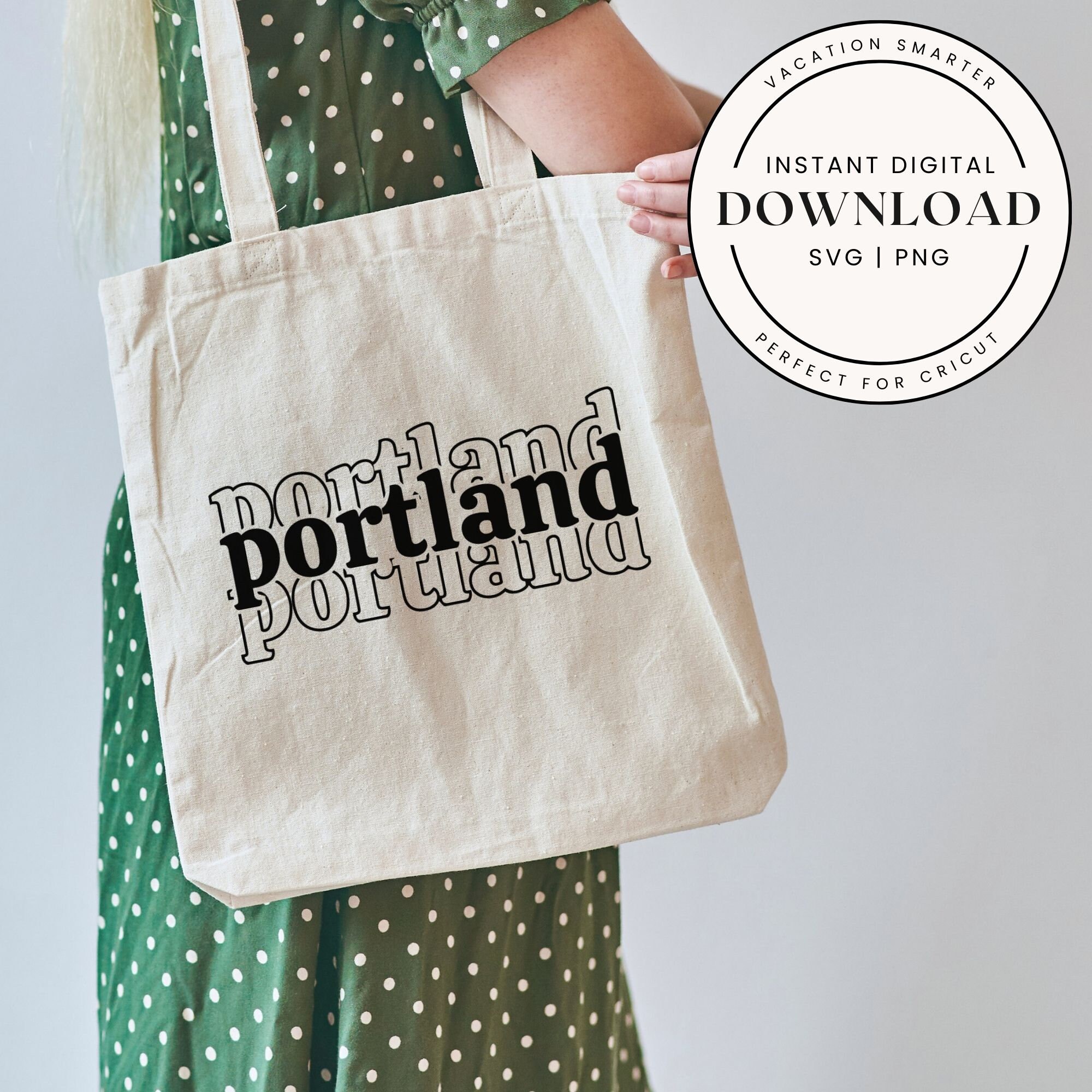 Portland SVG PNG | City Name Cut File for Cricut | Oregon State Design ...