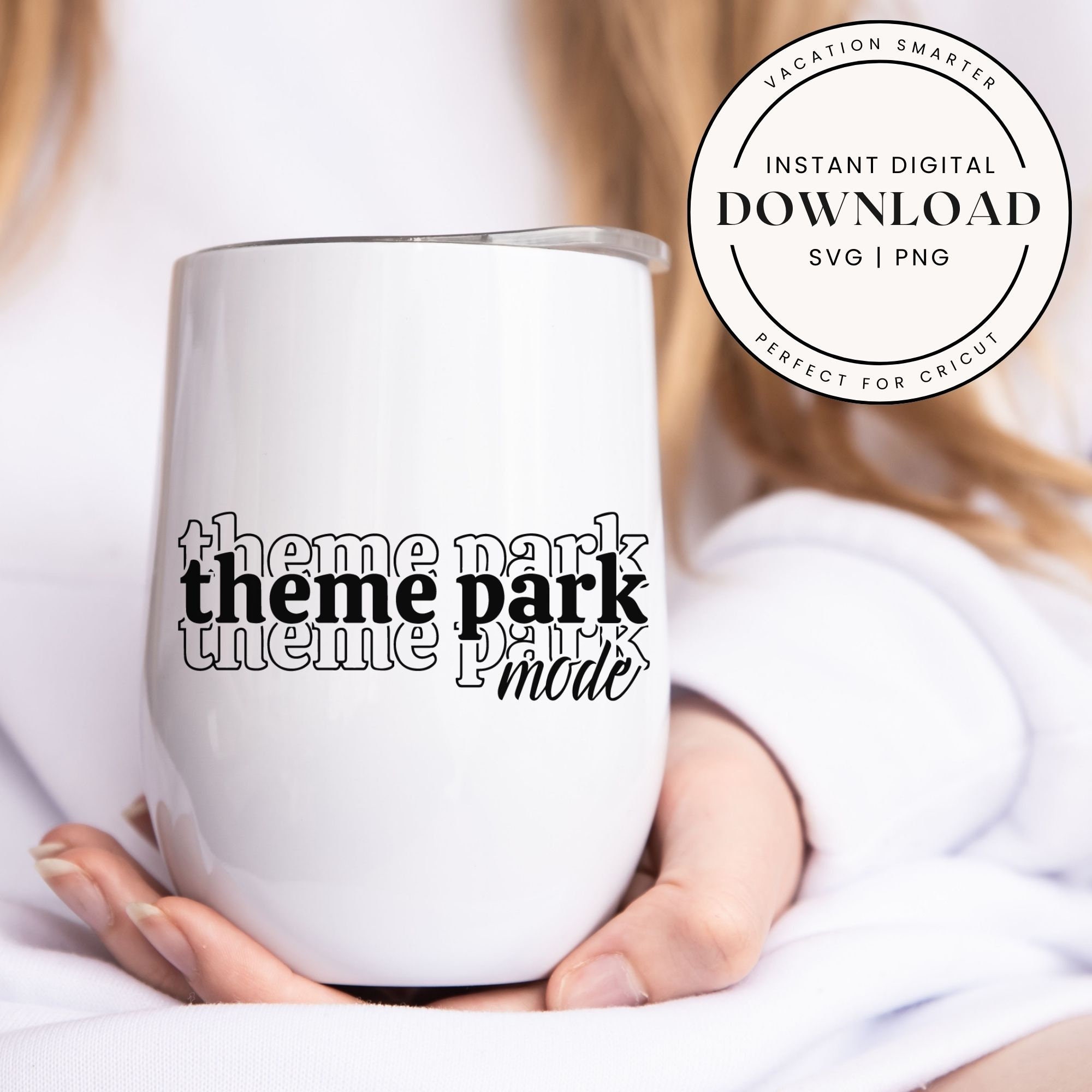Theme Park Mode SVG and PNG Files, Girls Trip Theme Park Design, Theme ...