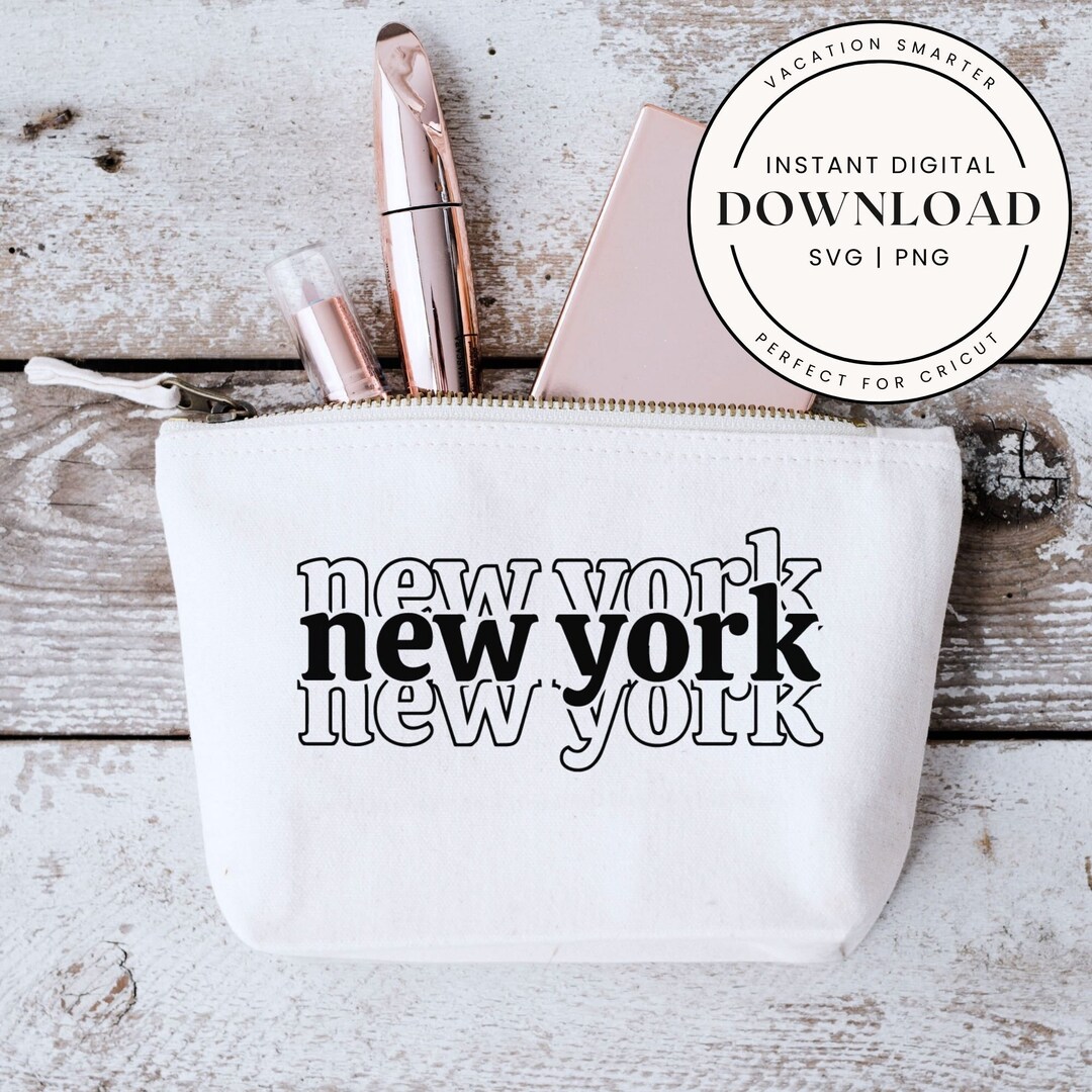New York SVG PNG | NYC City Name Cut File for Cricut | Urban Travel ...