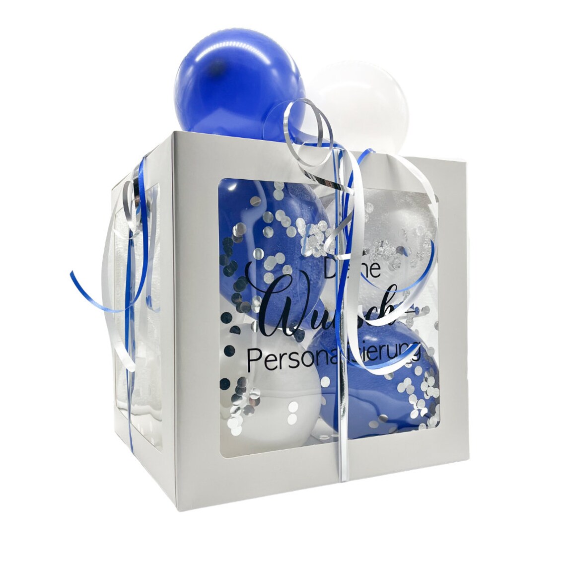 Personalisierte Ballon-box Groß Geschenkbox 30x30x30cm - Etsy