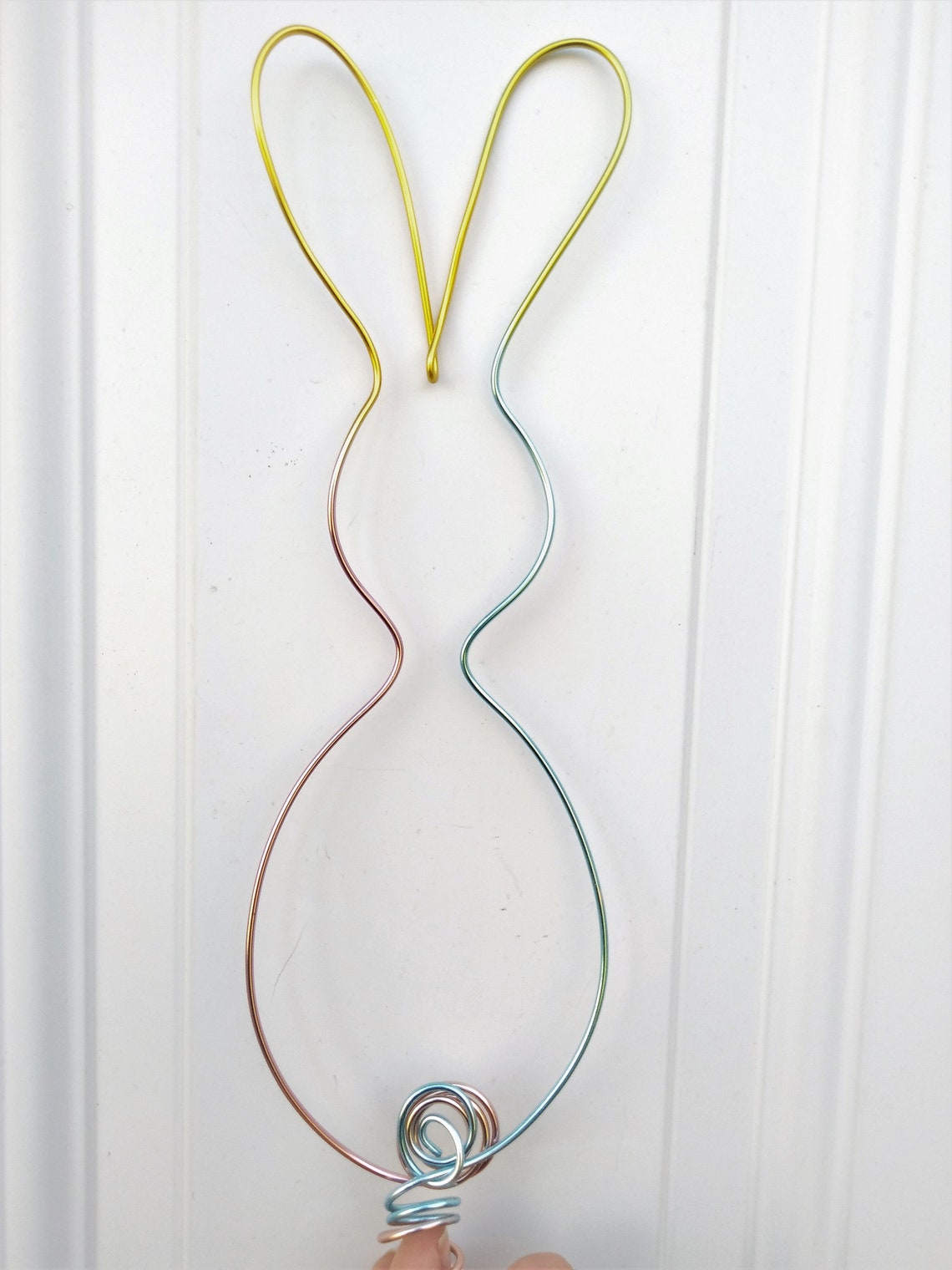 Easter Bunny Tree Topper in Mixed Color Pastel - Etsy