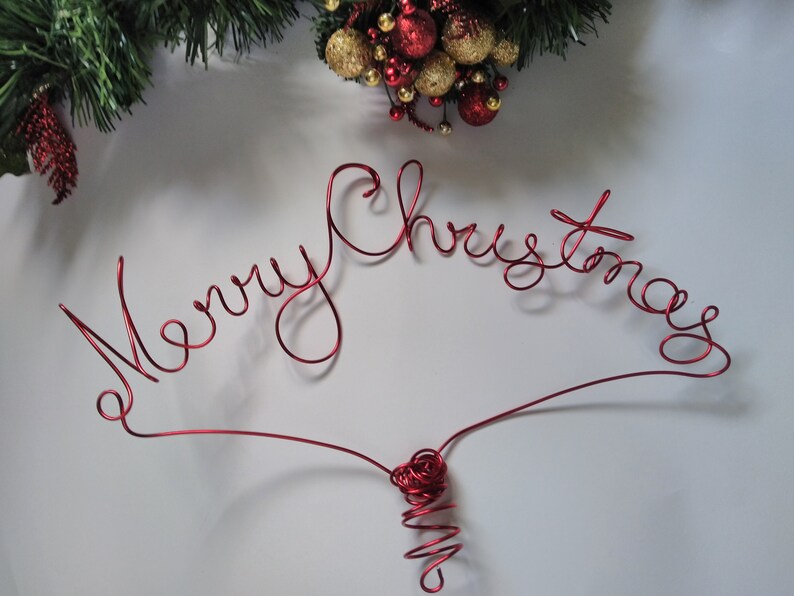 Merry Christmas Sign Tree Topper - Etsy