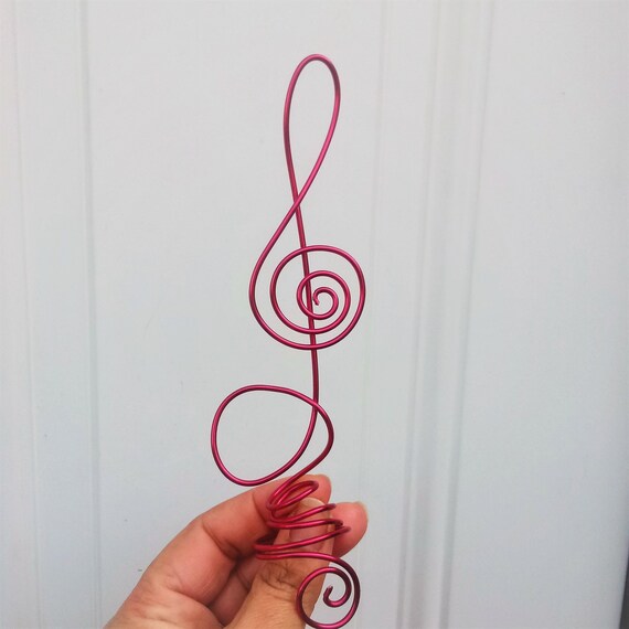 Treble Clef Mini Tree Topper | Etsy