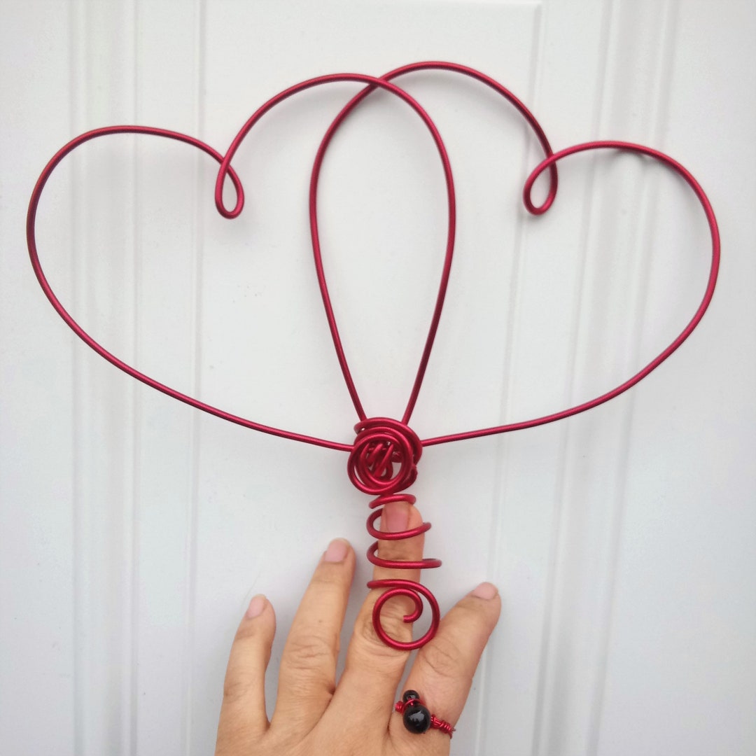 Intertwined Hearts Tree Topper for Valentine Tree Large or Small - Etsy