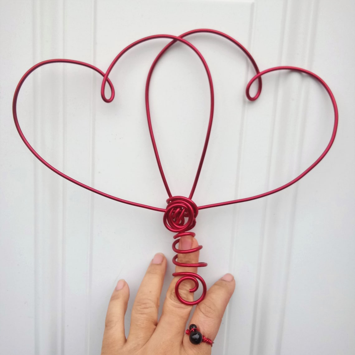 Intertwined Hearts Tree Topper for Valentine Tree Large or - Etsy