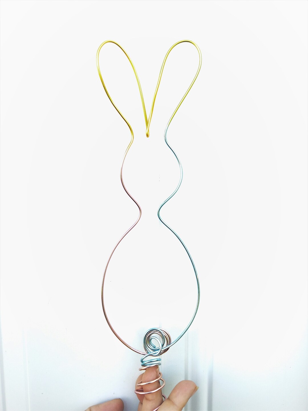 Easter Bunny Tree Topper in Mixed Color Pastel - Etsy