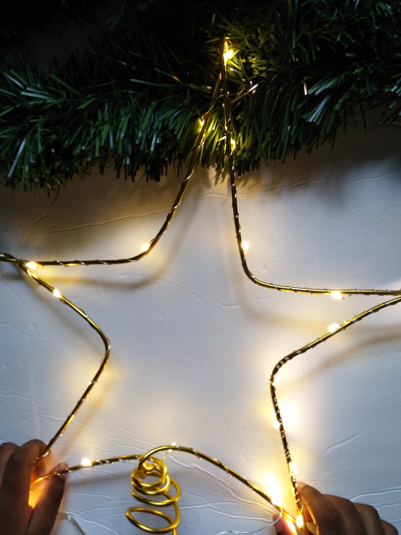Lighted Star Tree Topper for Christmas Tree With LED Lights - Etsy