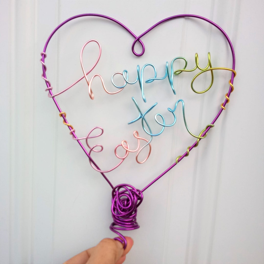 Happy Easter Tree Topper in Pick of Colors - Etsy