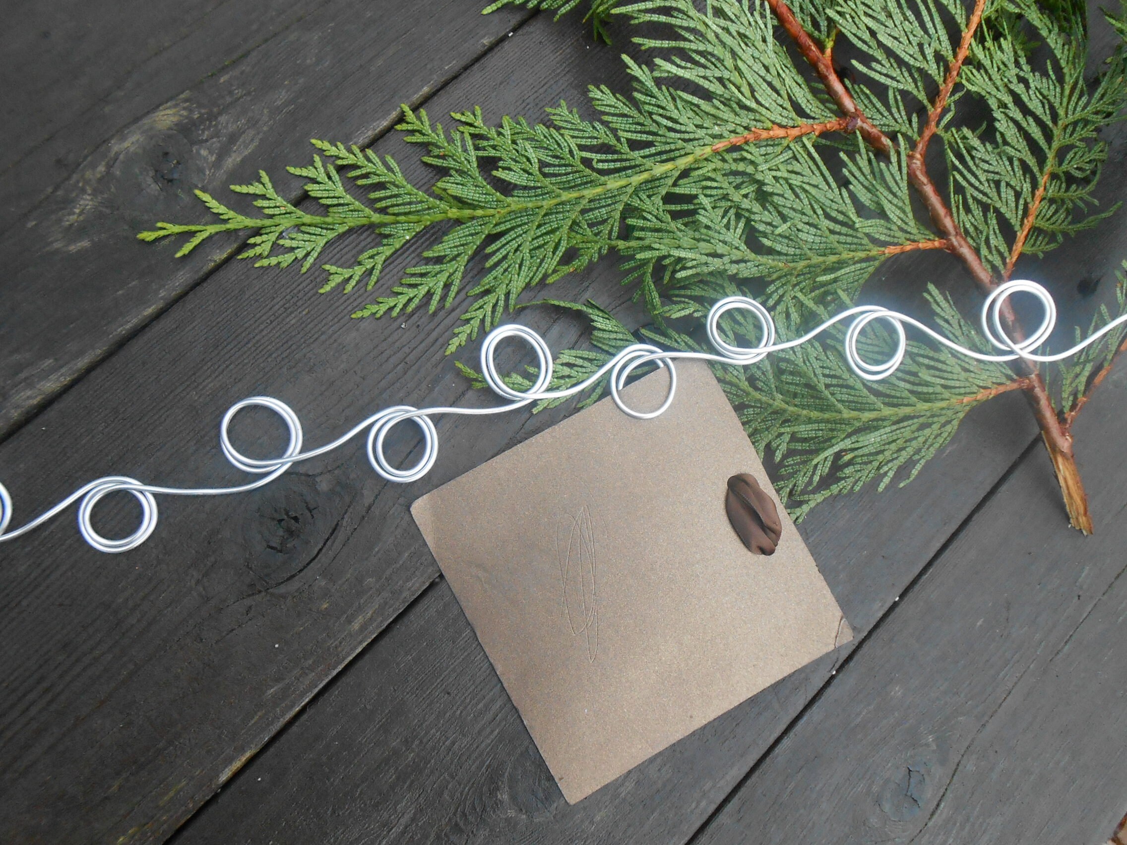 Hanging Wire Cardholder for Christmas Cards - Etsy