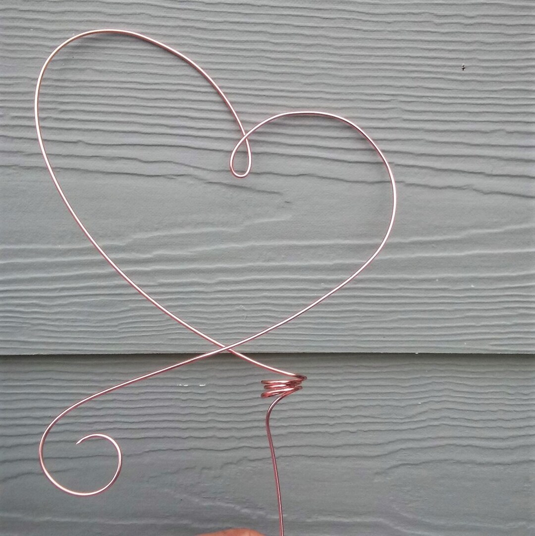 Simple Heart Cake Topper for Modern Minimalistic Weddings - Etsy