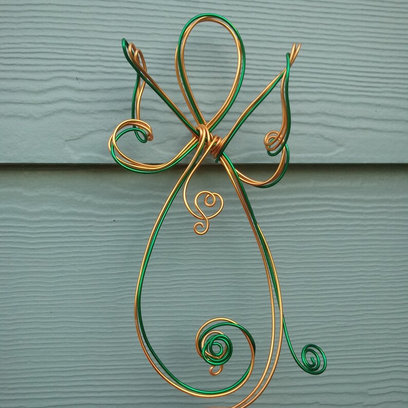 Green & Gold Angel Tree Topper or Pick Yr Colors - Etsy