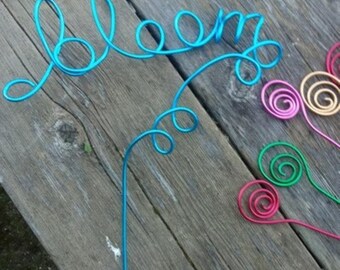 Glow in the Dark Plant Bulb and Seed Markers - Etsy