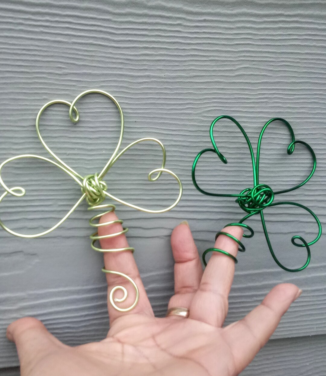 Mini Shamrock Tree Topper 5 Inch St Patrick's Day Decorating - Etsy