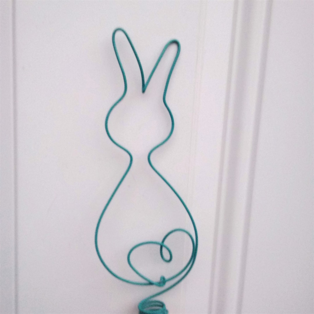 Easter Bunny Wire Tree Topper - Etsy