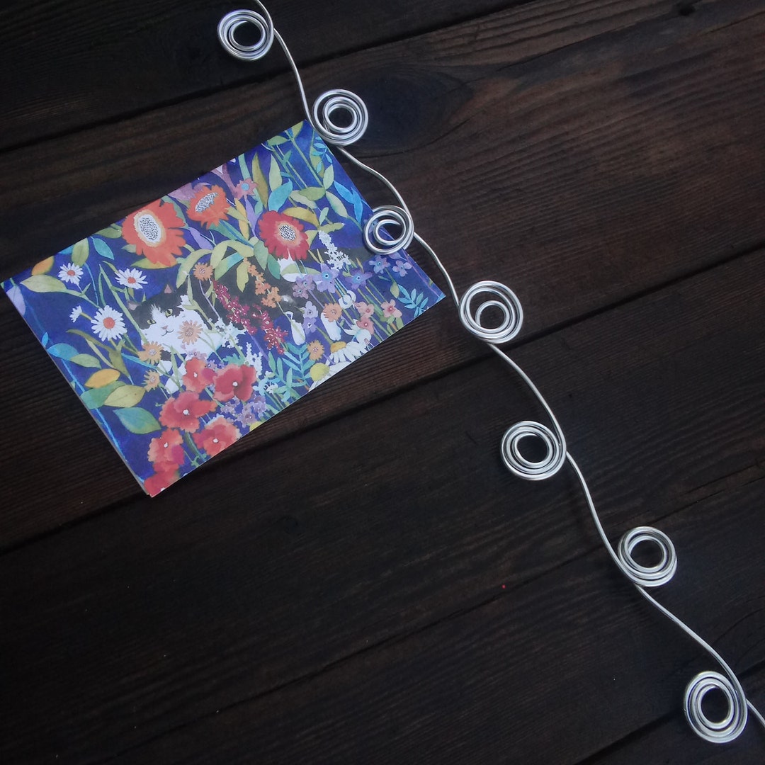 Hanging Wire Cardholder for Christmas Cards - Etsy