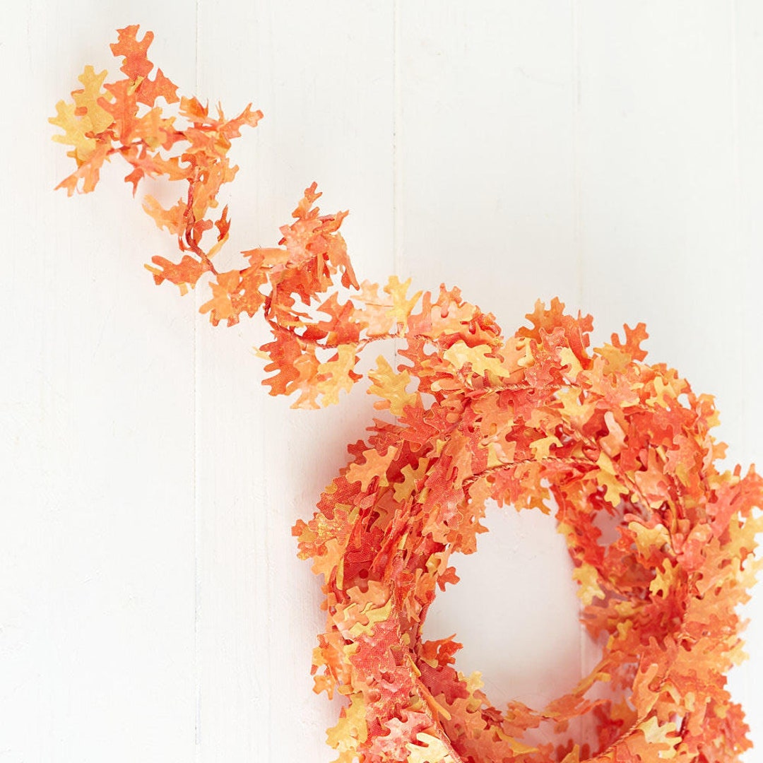 Mini Fall Leaves Garland 5 Ft Long Home & Autumn Wedding - Etsy