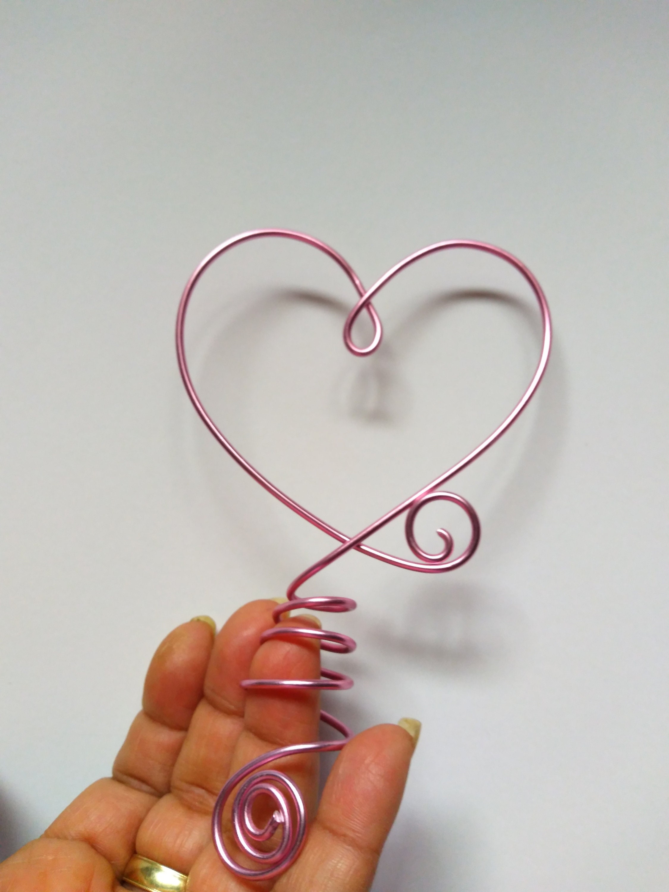 Miniature Heart Tree Topper - Etsy