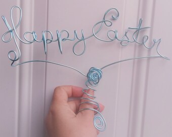 Easter Bunny Wire Tree Topper | Etsy