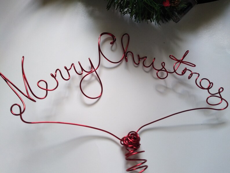 Merry Christmas Sign Tree Topper - Etsy