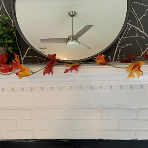 Lighted Fall Leaves Garland With LED Fairy Lights Battery - Etsy