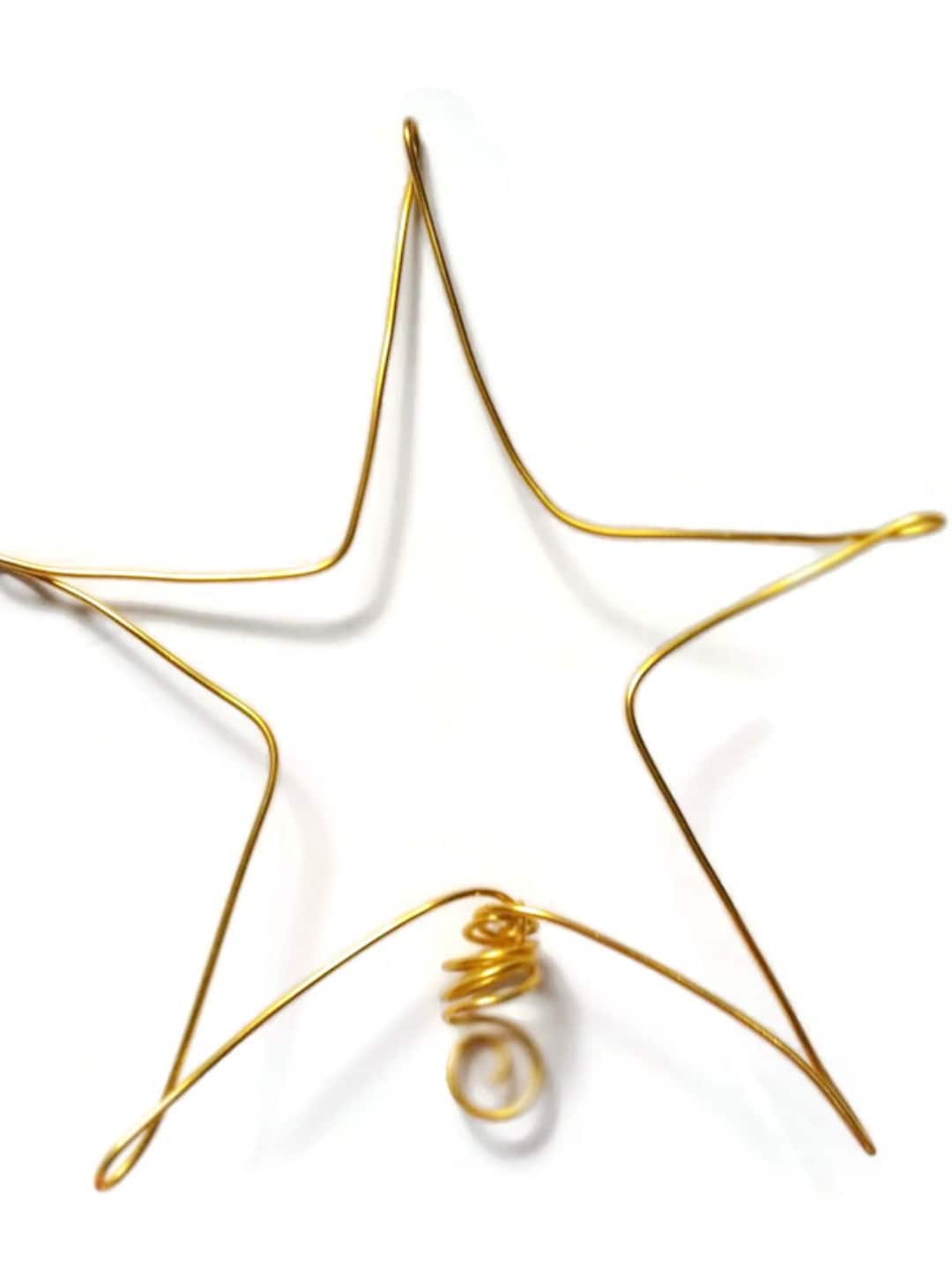 Large 12 Inch Wire Star for Christmas Tree - Etsy