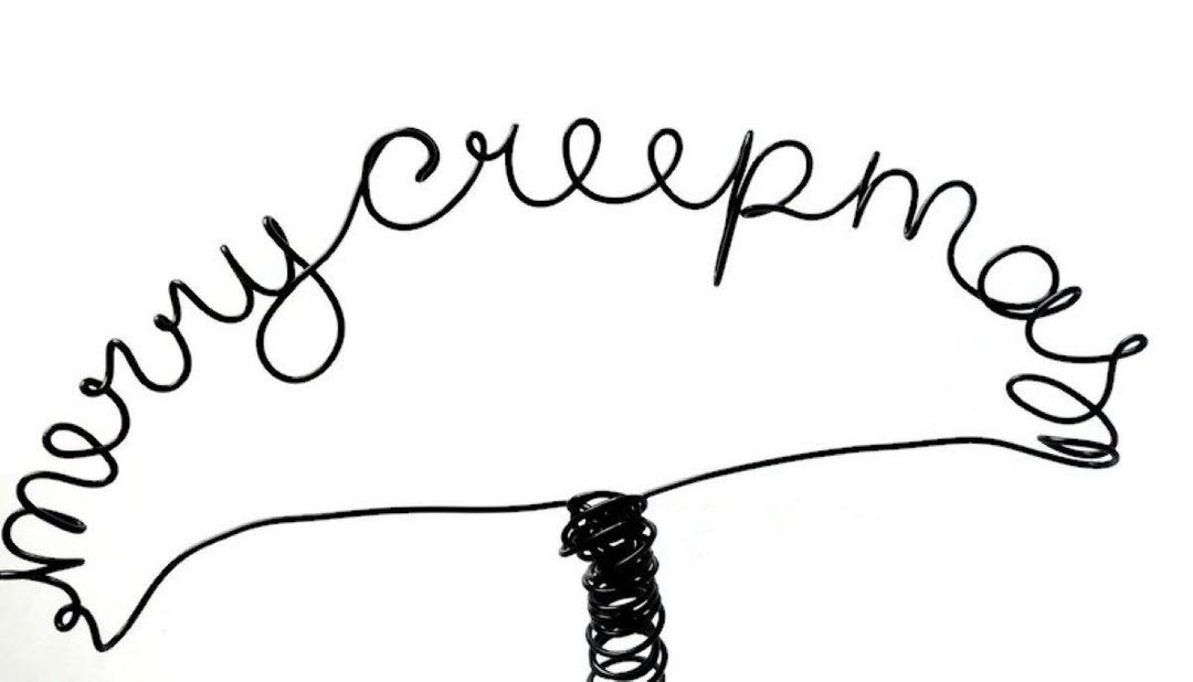 Merry Creepmas Tree Topper for Halloween Decor - Etsy