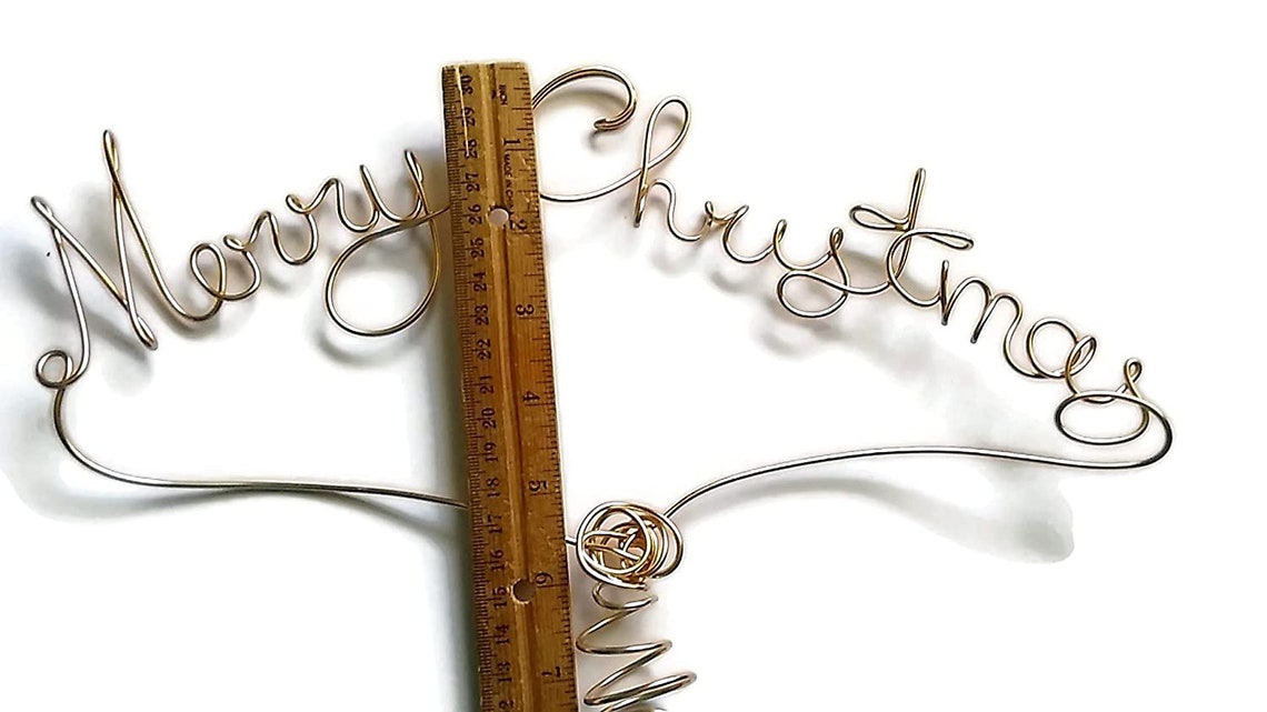 Merry Christmas Sign Tree Topper - Etsy