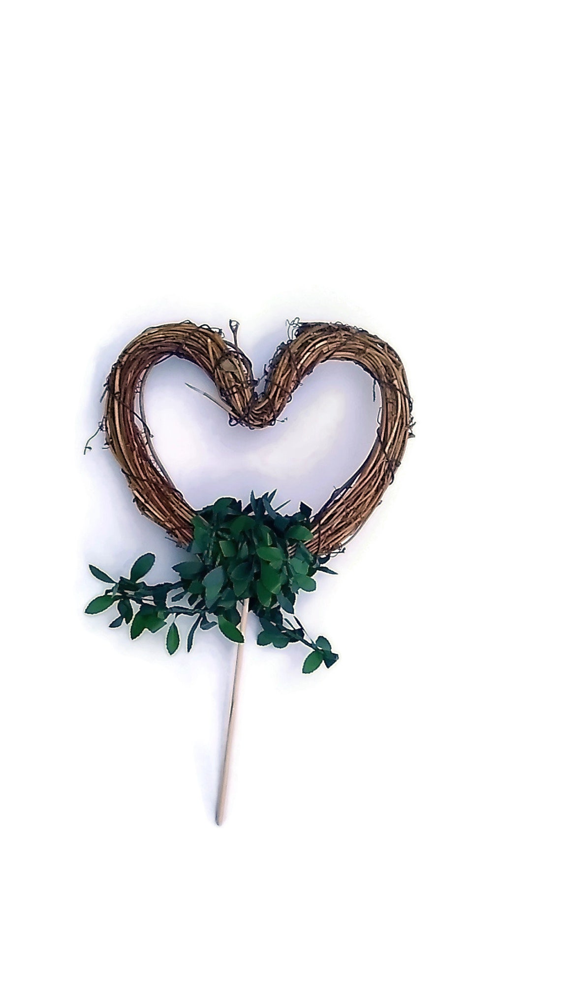 Nature Theme Cake Topper With Optional Green Leaves 6 Inch or - Etsy