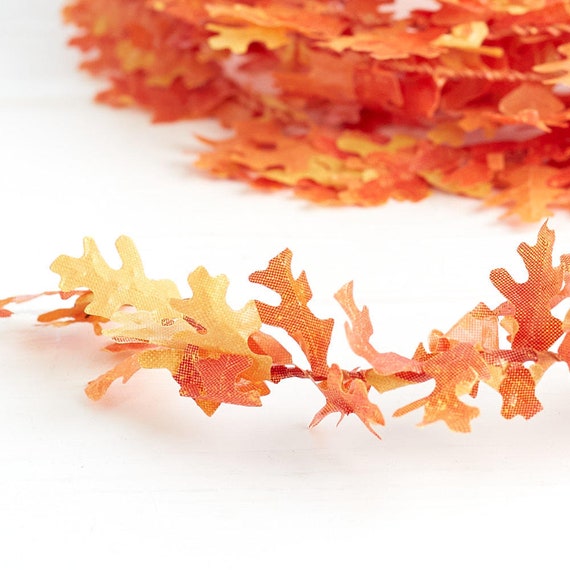 Mini Fall Leaves Garland 5 Ft Long Home & Autumn Wedding - Etsy