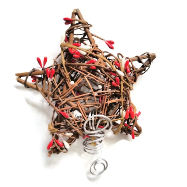 Rustic Tree Topper - Etsy