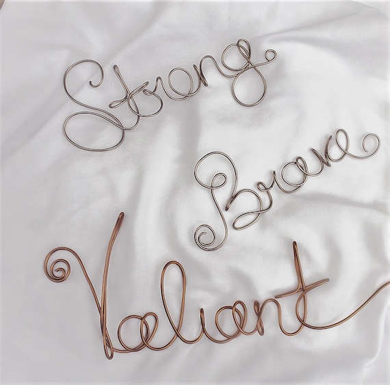 Inspirational Writing Wire Signs Set of 3 | Etsy