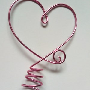 Miniature Heart Tree Topper - Etsy