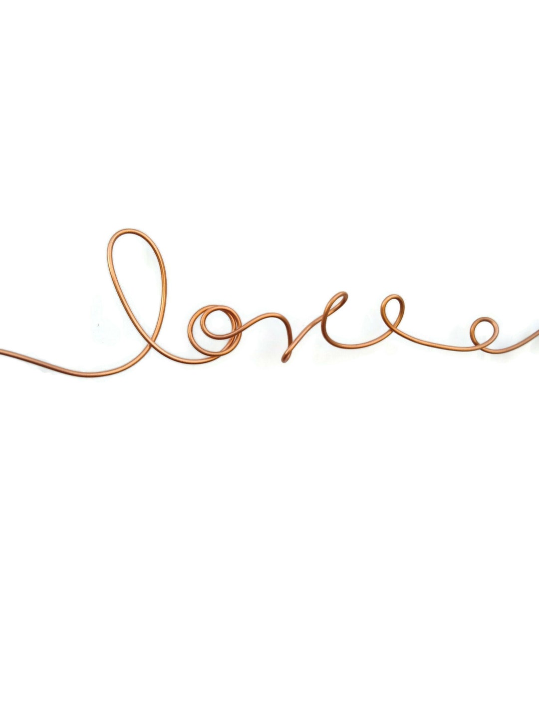 Copper Love Wire Sign for Home Mantel or Wall Decor - Etsy