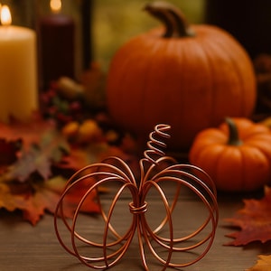 Copper Table Pumpkins Fall Home Decor, Rustic Weddings, Autumn Events ...
