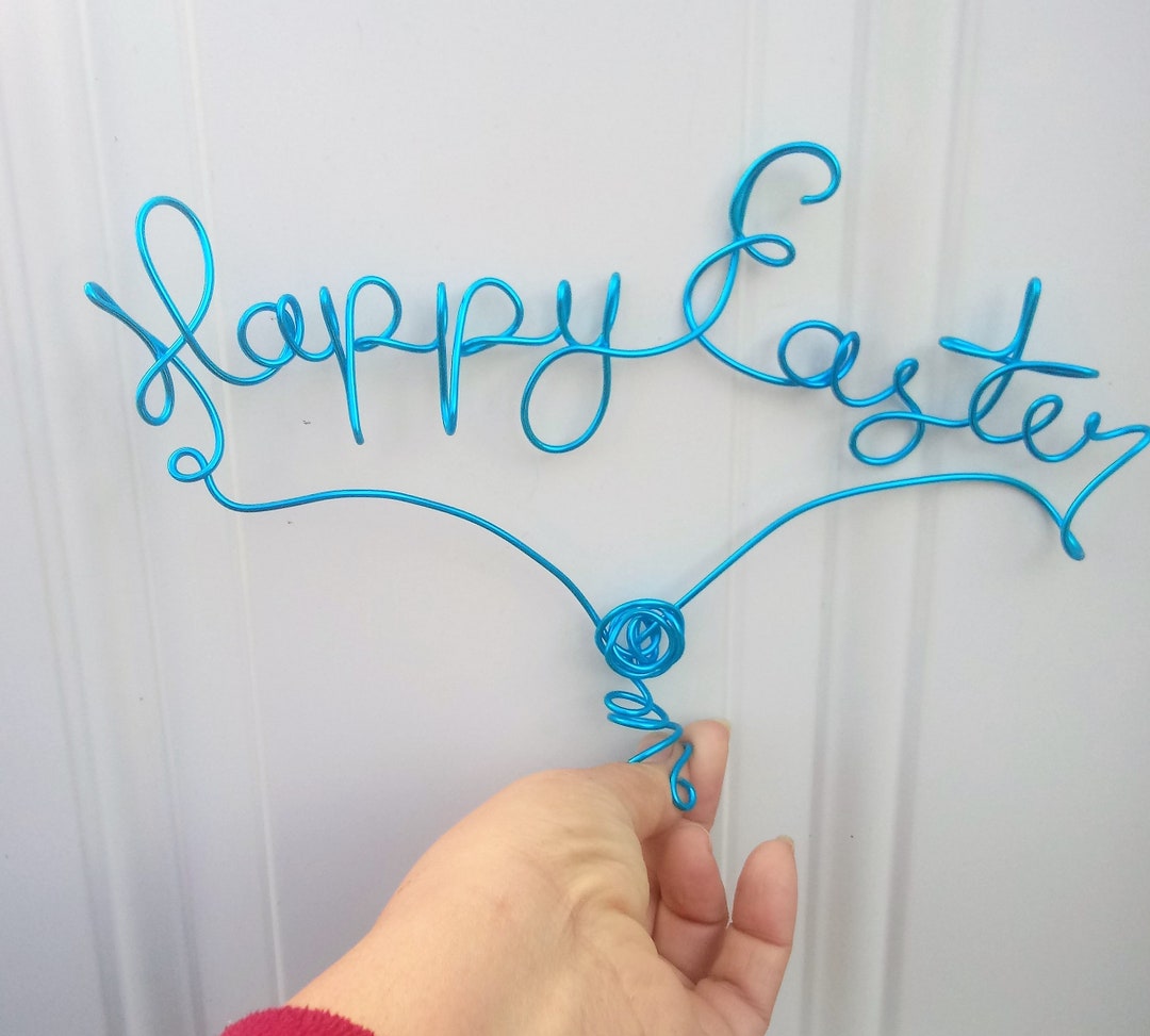 Happy Easter Mini Tree Topper - Etsy