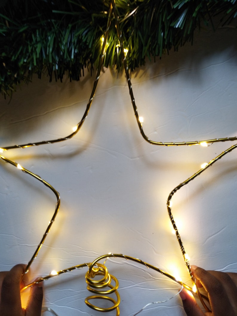 Lighted Star Tree Topper for Christmas Tree With LED Lights - Etsy