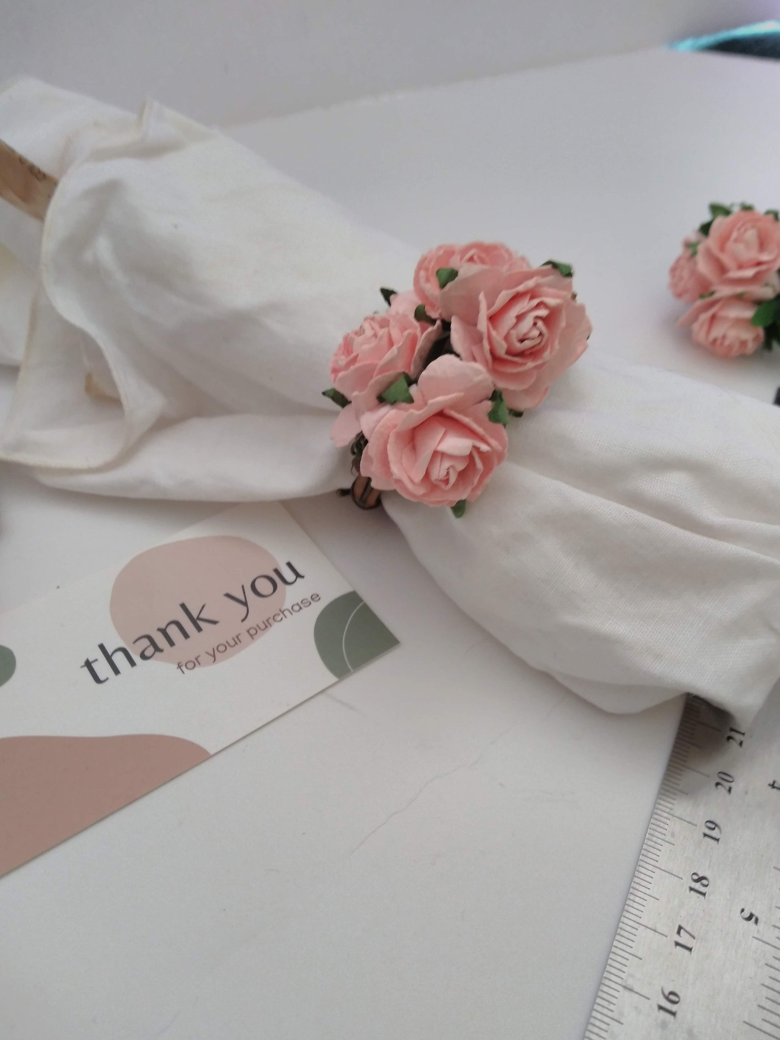 Rose Floral Napkin Rings for Bridal Shower Wedding Engagement - Etsy