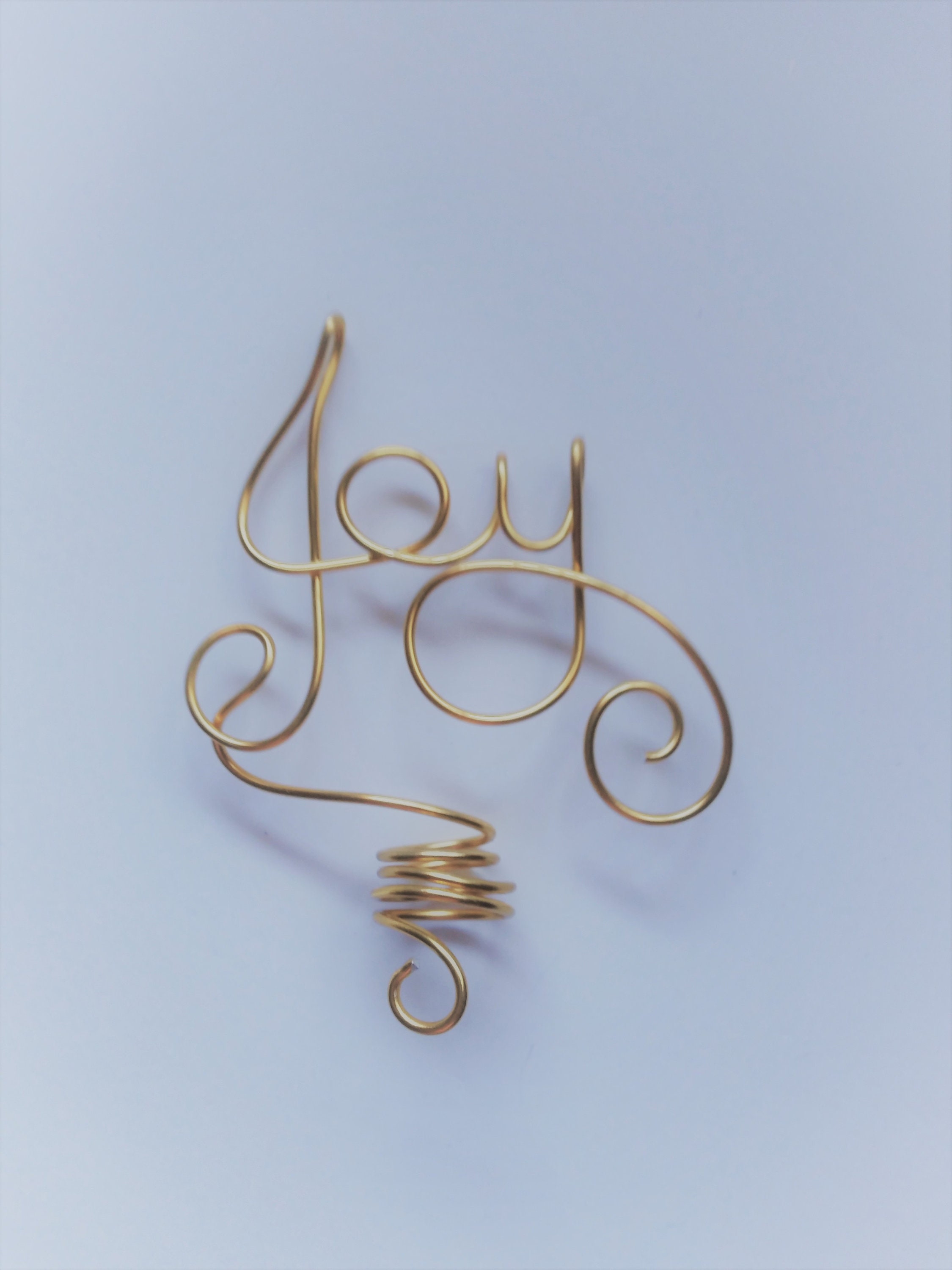 Extra Small Joy Christmas Tree Topper for Mini Holiday Trees - Etsy