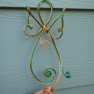 Green & Gold Angel Tree Topper or Pick Yr Colors - Etsy
