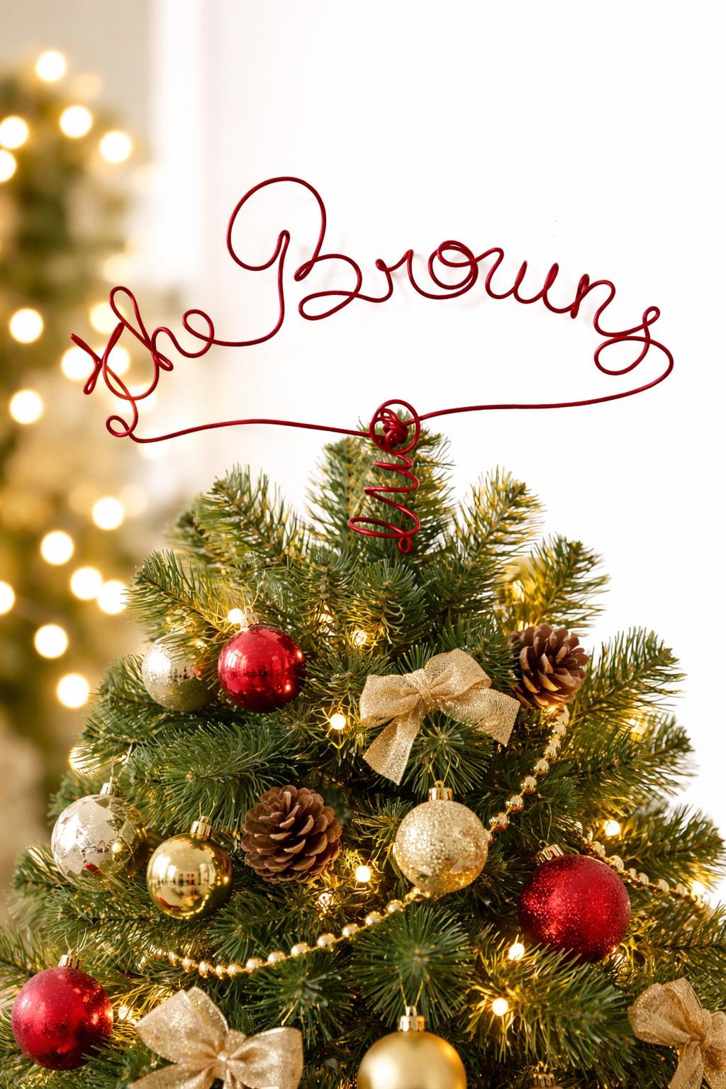 Personalized Christmas Tree Topper for Holiday Tree Decorating - Etsy